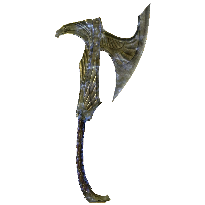 Hallowed Elven War Axe - Skyrim Wiki