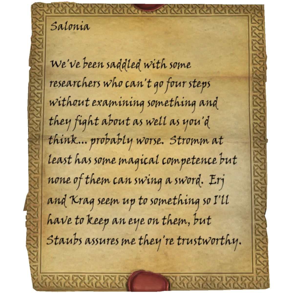 Alethius's Notes - Skyrim Wiki