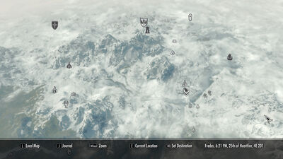 World Map - Skyrim Wiki