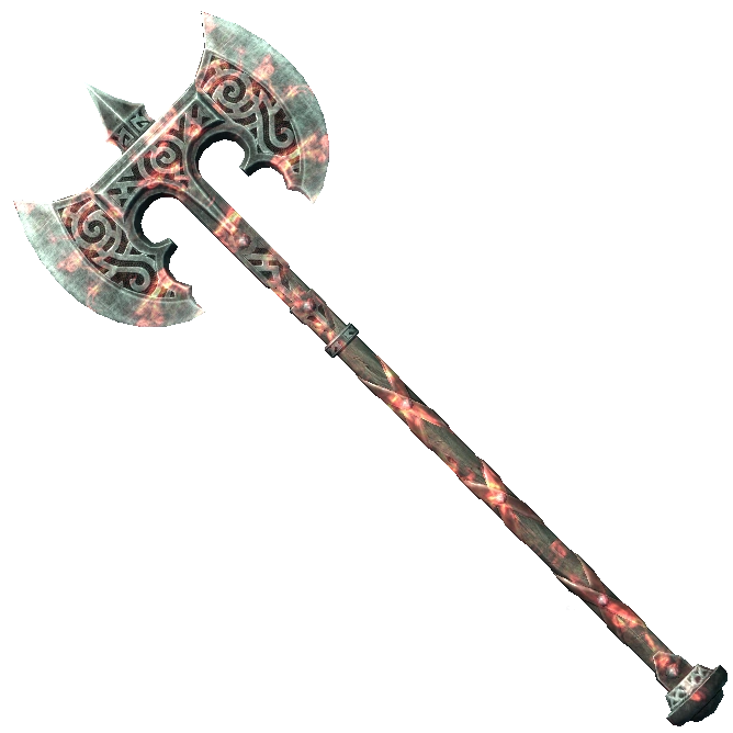 Steel Battleaxe of Burning - Skyrim Wiki