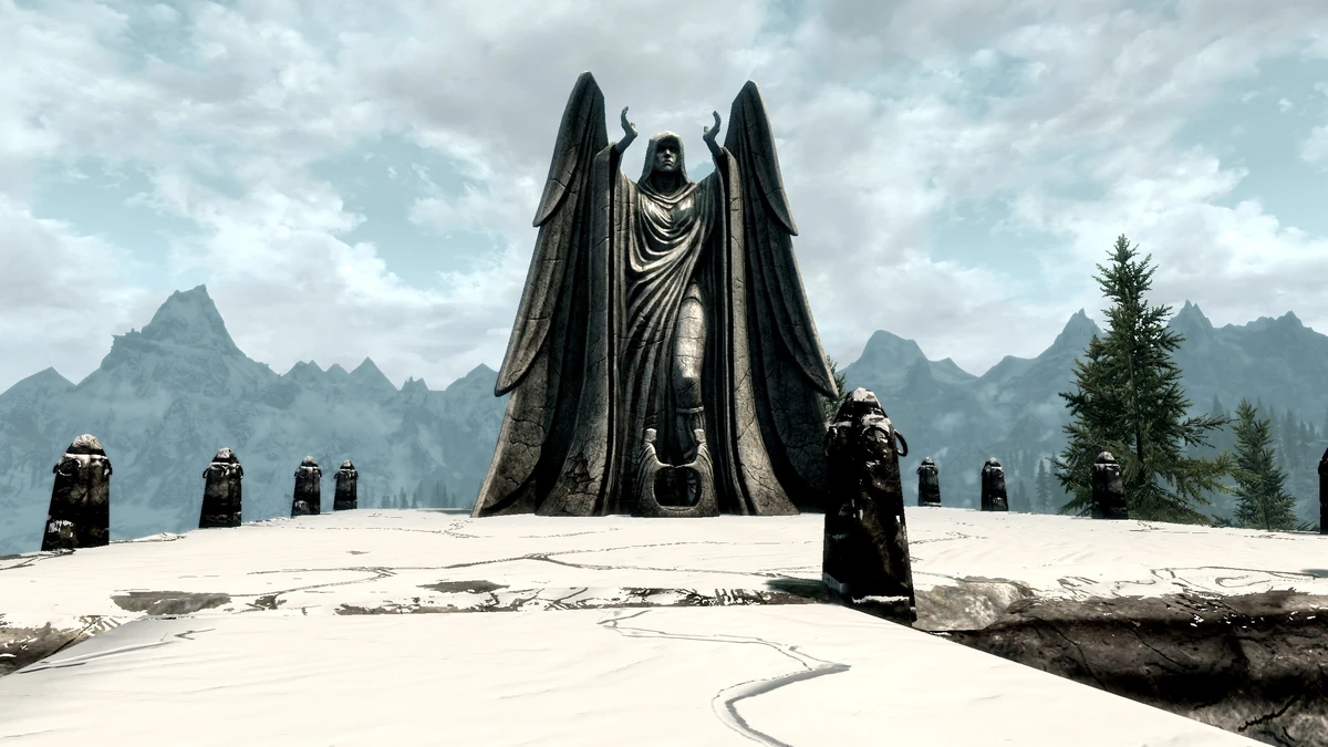 Statue to Meridia - Skyrim Wiki