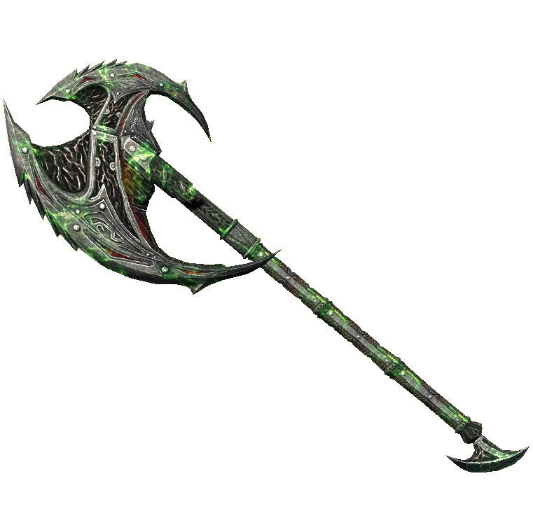 Skyrim Daedric Battle Axe