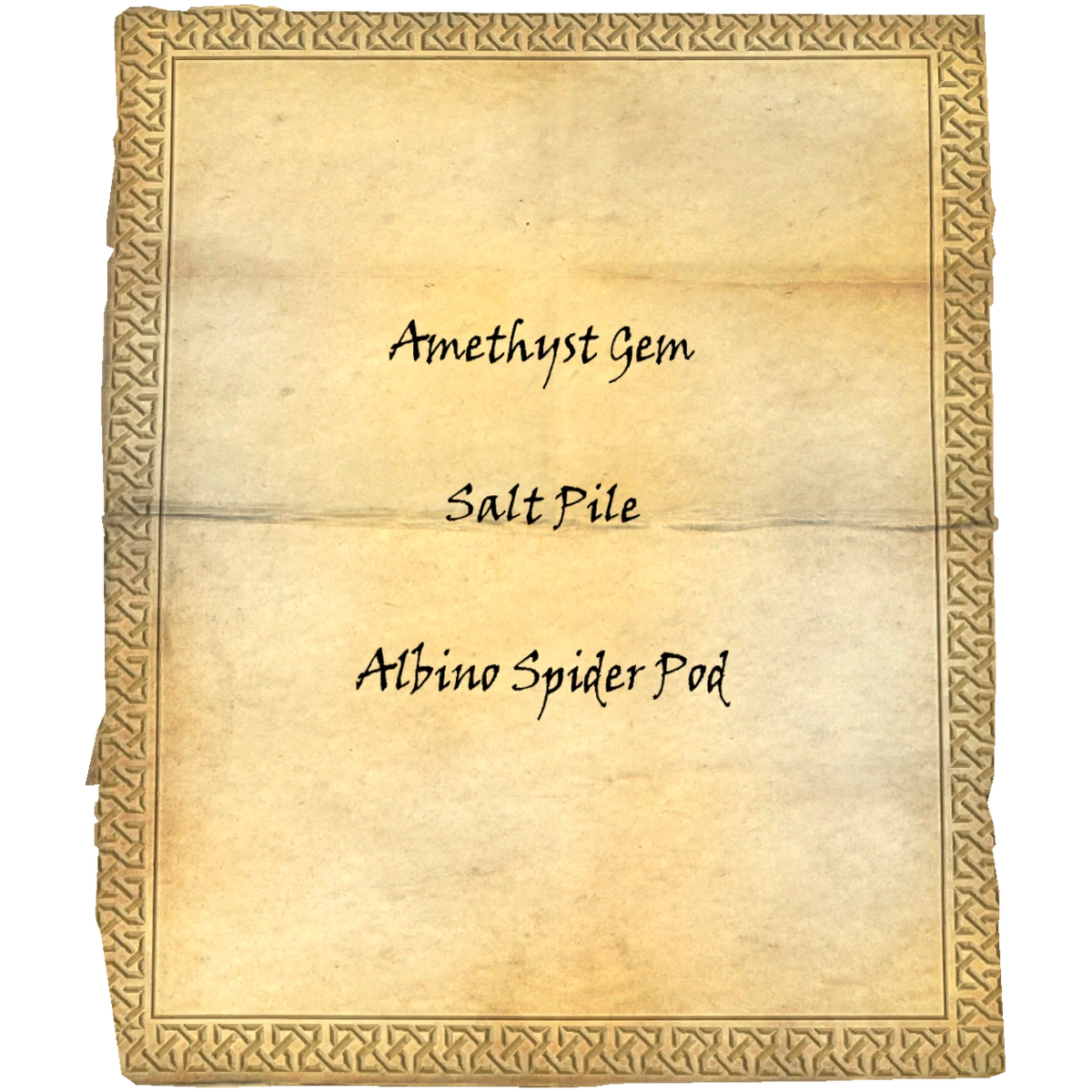 Recipe - Shock Cloaked Spider - Skyrim Wiki