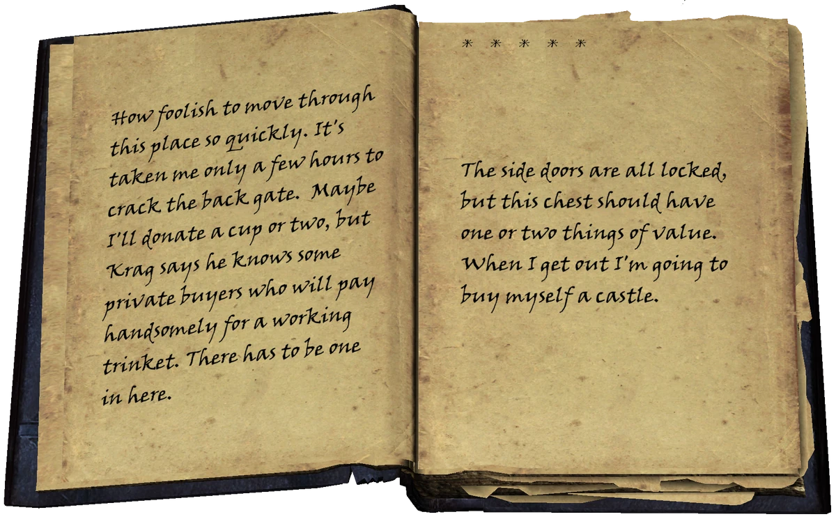 Erj's Notes - Skyrim Wiki