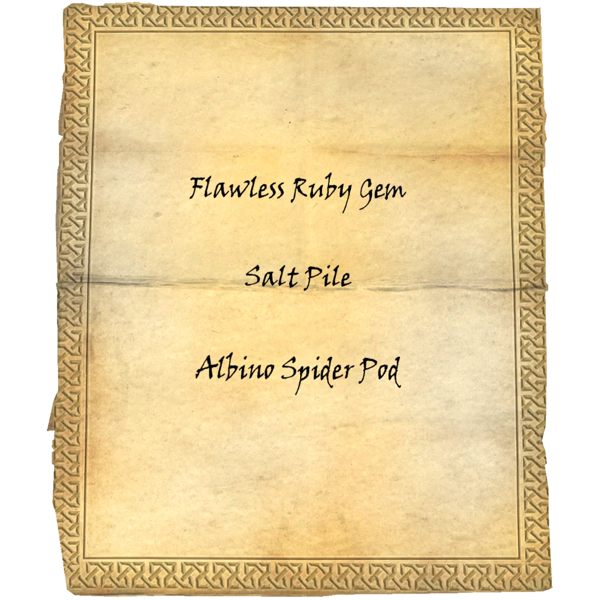 Recipe - Flame Cloaked Spider 2x - Skyrim Wiki