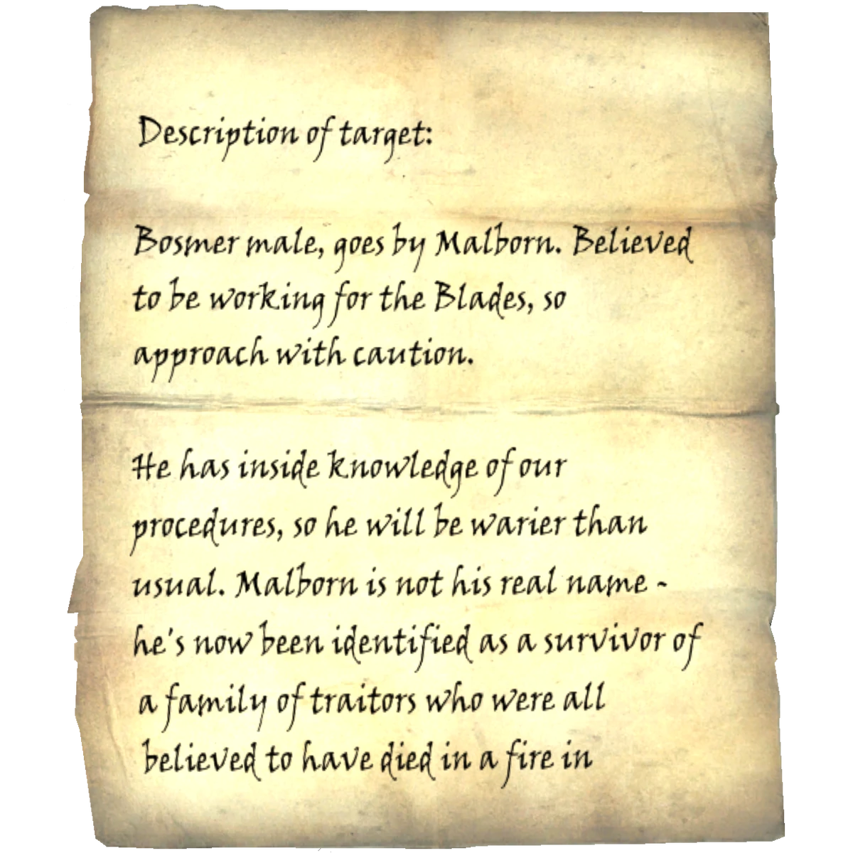 J'datharr's Note - Skyrim Wiki