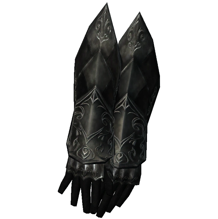 Ebony Gauntlets - Skyrim Wiki