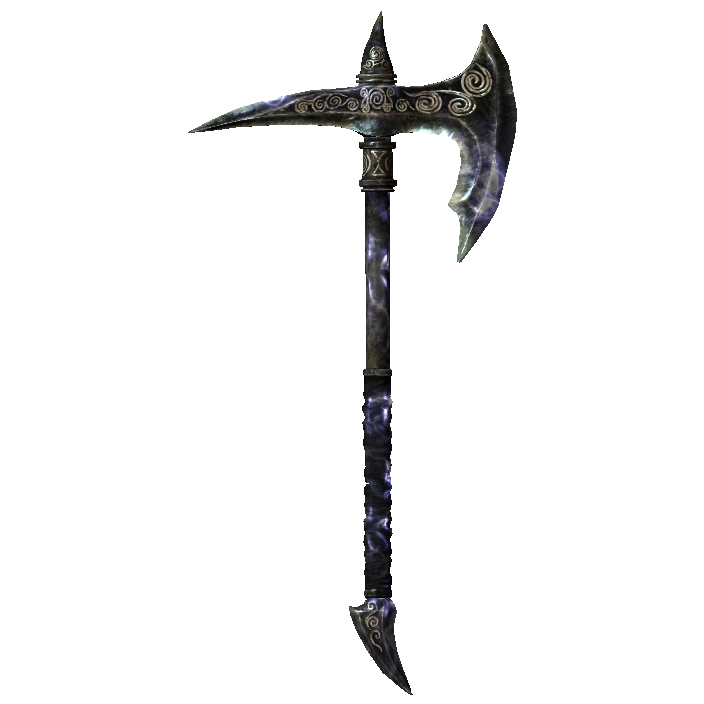 Ebony War Axe of Lightning - Skyrim Wiki