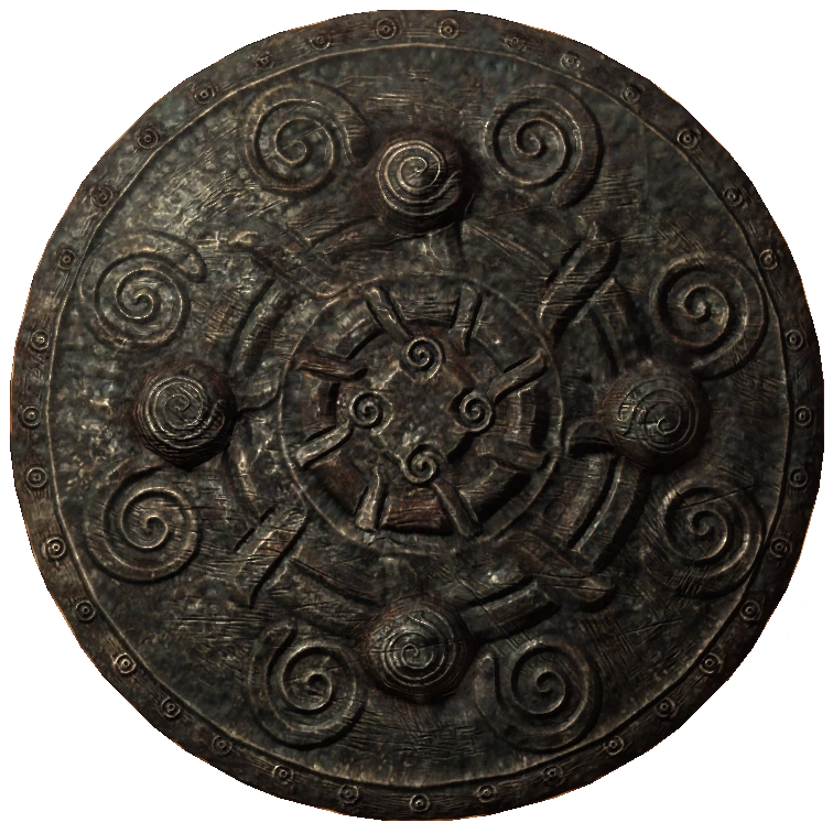 Banded Iron Shield of Waning Fire - Skyrim Wiki