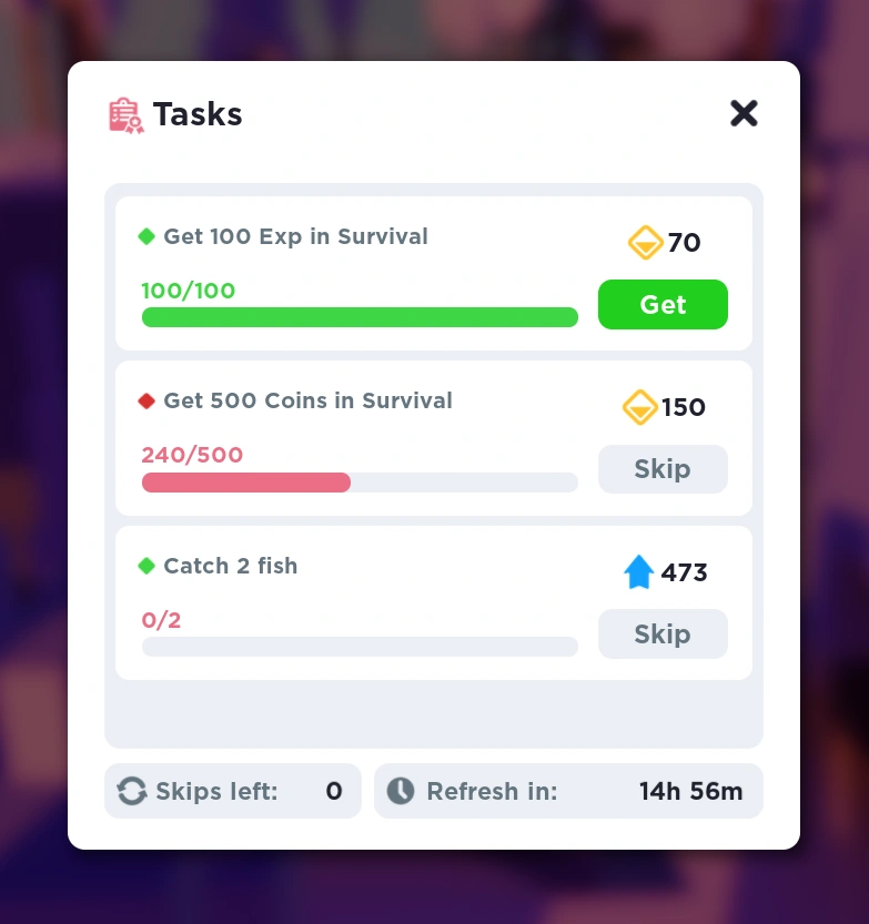 Tasks | Skyven Wiki | Fandom