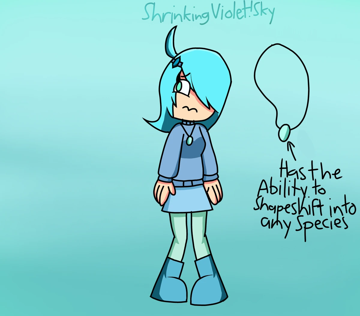 Shrinking Violet!Sky | Skyverse Wiki | Fandom
