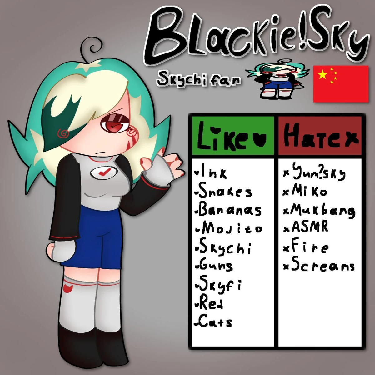 Blackie!Sky | Skyverse Wiki | Fandom