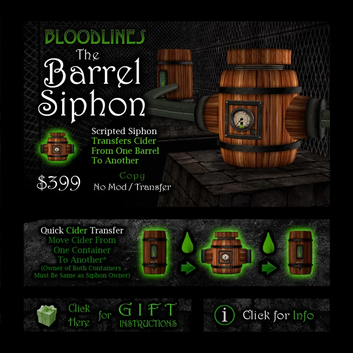 The Barrel Siphon | SL Bloodlines Wiki | Fandom