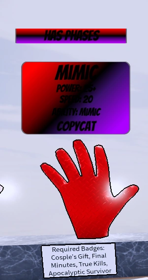 Mimic | Slap battles : Combat Wiki | Fandom