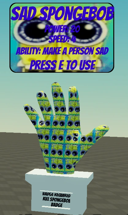 Sad spongebob | Slap Battles Fanon Wiki | Fandom