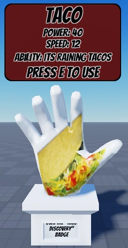 Taco | Slap Battles Ideas Wiki | Fandom