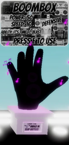 Boombox | Slap Battles Remake Wiki | Fandom