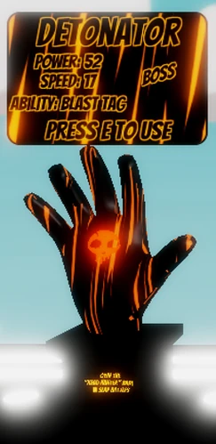 Detonator | Slap Battles Remake Wiki | Fandom