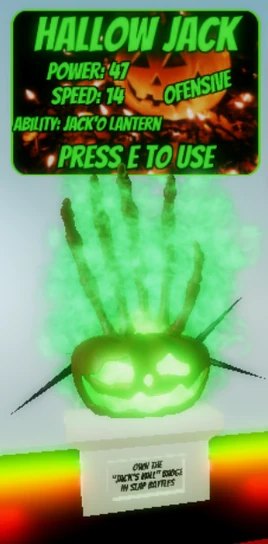 Hallow Jack | Slap Battles Remake Wiki | Fandom