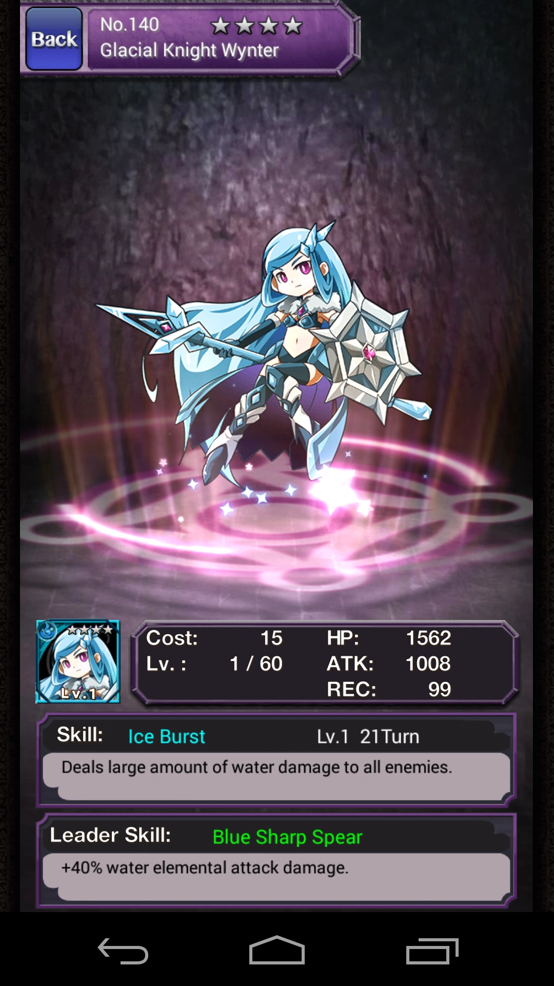 Glacial Knight Wynter | Slash of the Dragoon Wiki | Fandom