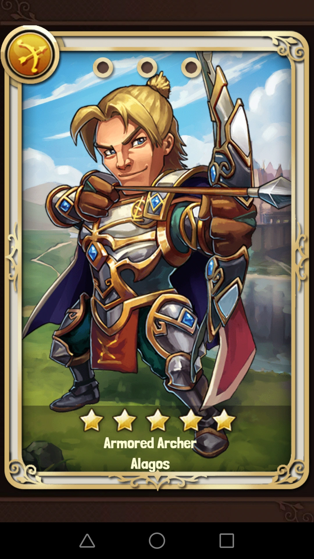 Alagos - Armored Archer | Slash Saga Wiki | Fandom