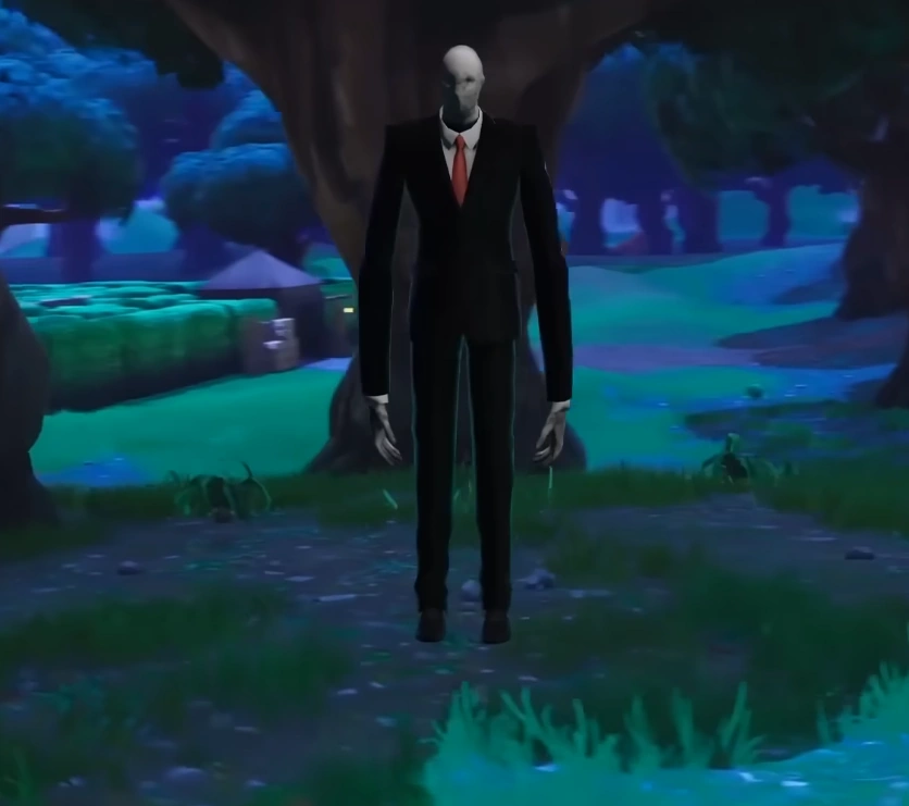 Slenderman in wailing woods | Slender Man Connection Wiki | Fandom