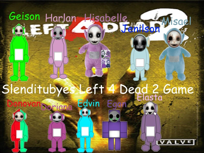 Slenditubyes Left 4 Dead 2 Game | Slendytubbies Apocalypse Zombie ...