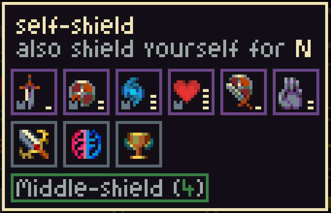 Self-shield | Slice & Dice Wiki | Fandom