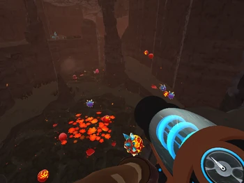 The Indigo Quarry/Crystal Volcano | Slime Rancher Wiki | Fandom