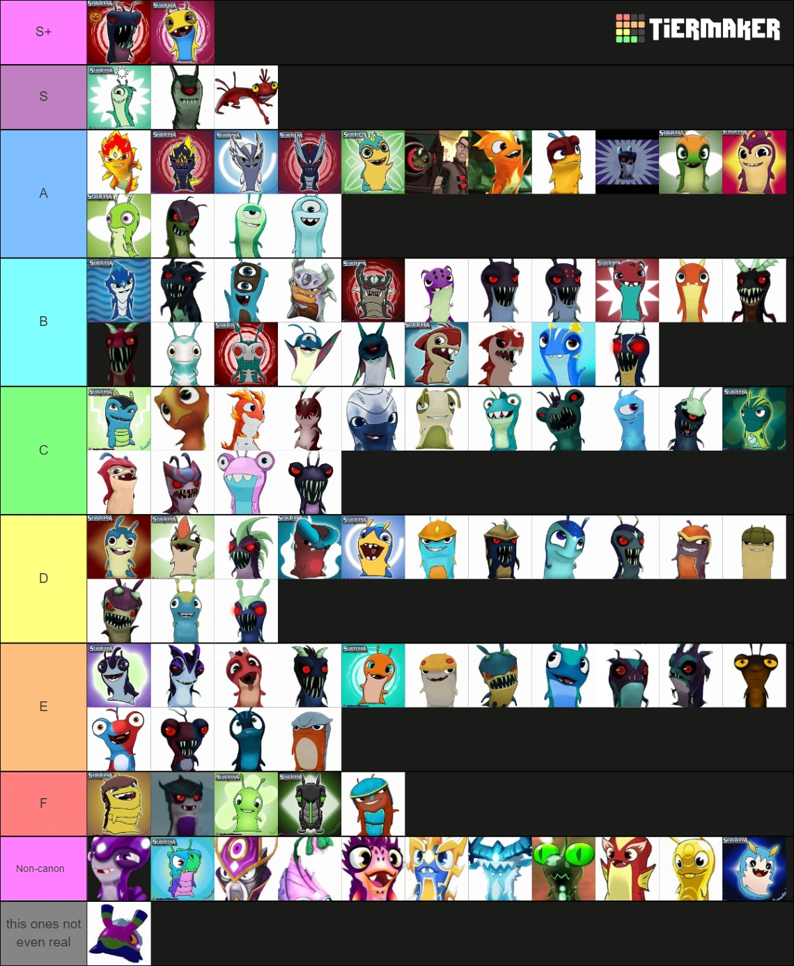 User blog:Wild Spectre MS/My slug tierlist | SlugTerra Wiki | Fandom