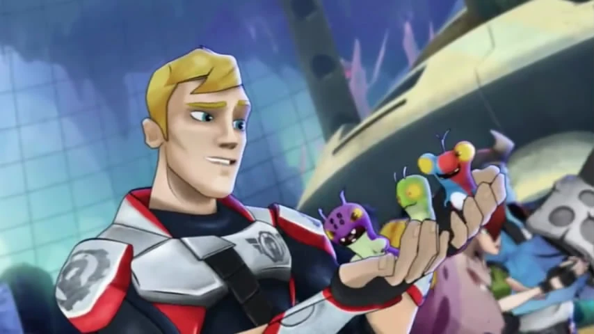 Slugterra Characters Blue Guy