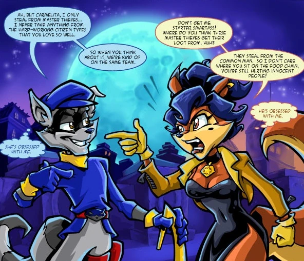 Carmelita Fox/The Adventures of Sly Cooper: Issue 1 | Wiki Sly cooper ...
