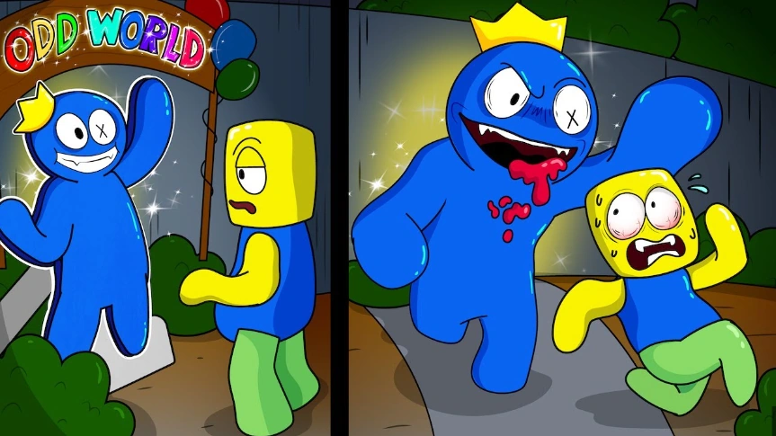 RAINBOW FRIENDS, But The Bus Goes to Oddworld?! | SM Toons Wiki | Fandom