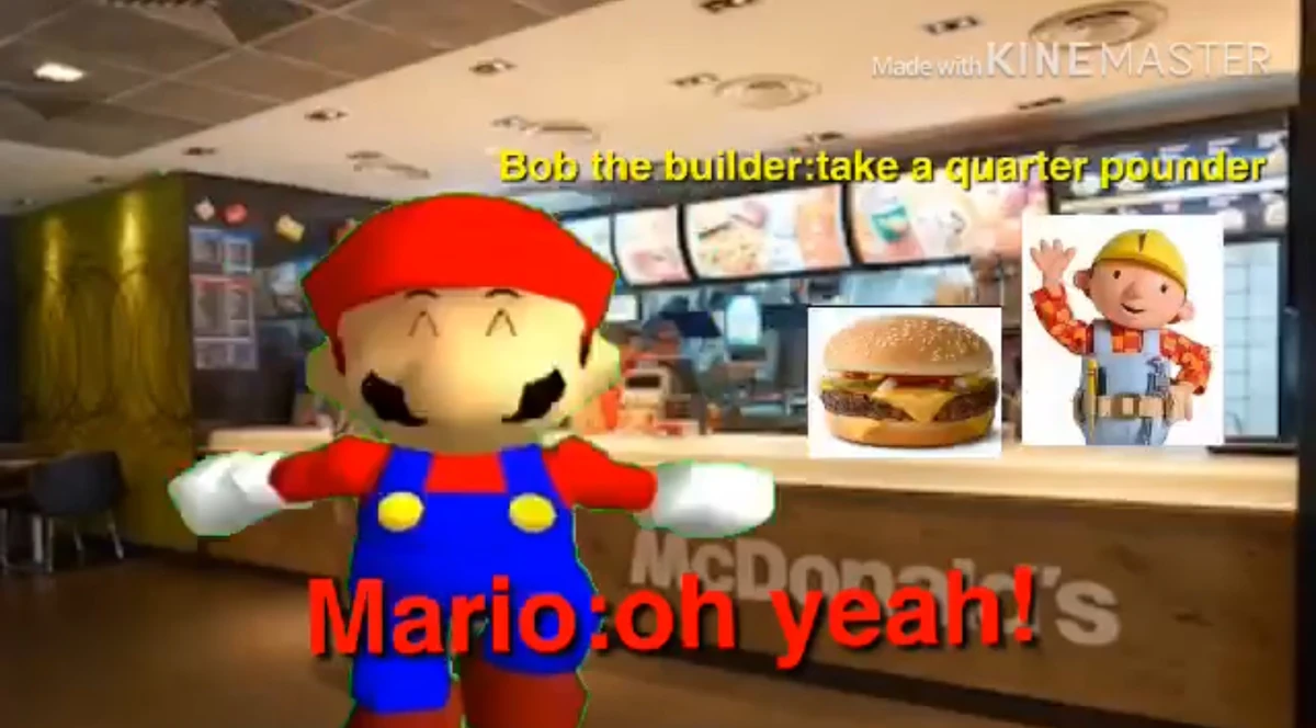 Mario goes to McDonald’s (episode 3a) | Sm64 Shorts Wiki | Fandom