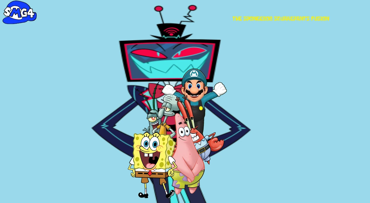 SMG4 Fanmade 2024: The SpongeBob SquarePants Fusion | SM64 Machinima ...