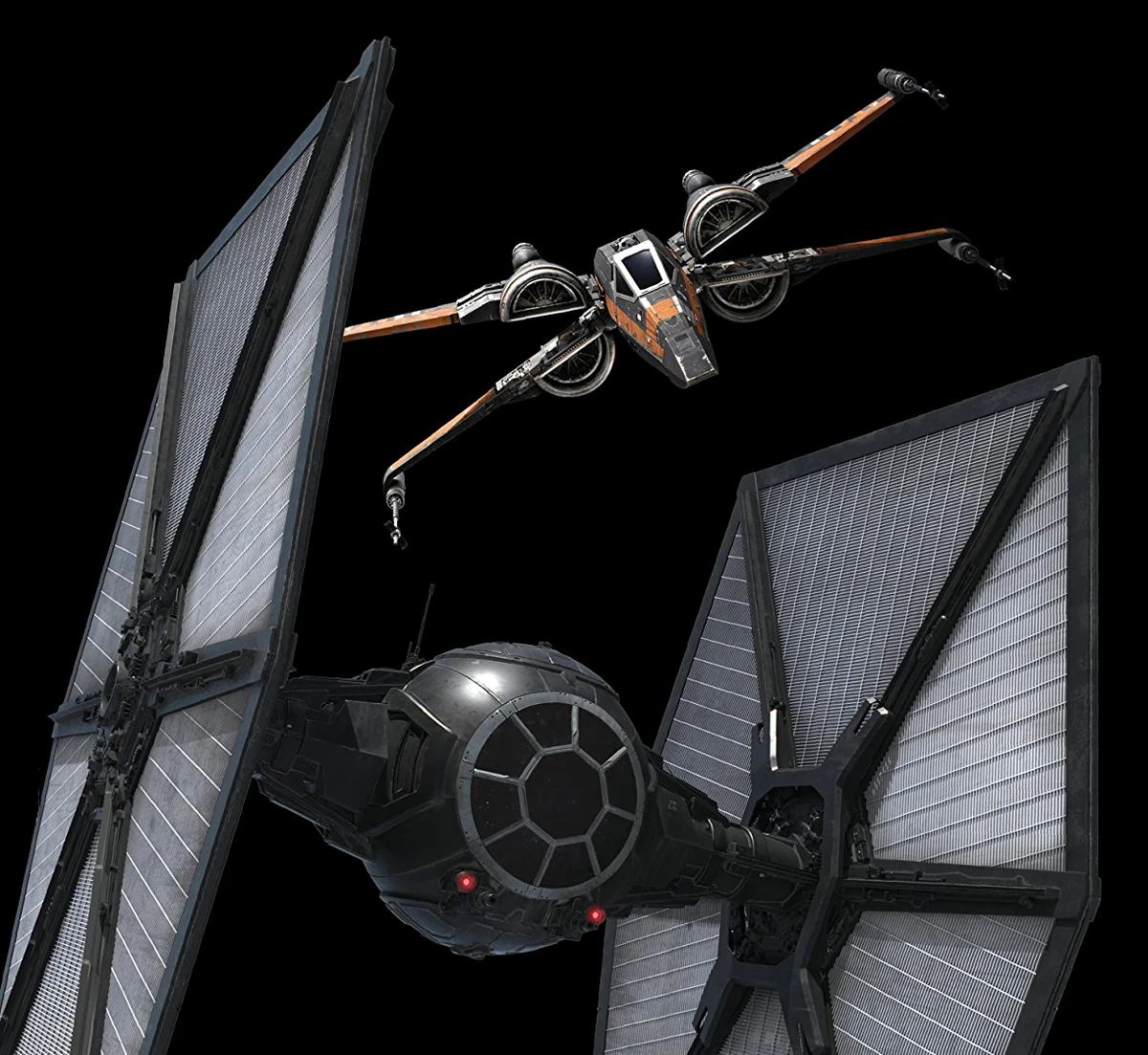 TIE/fo space superiority fighter | Small Sci Fi Screen Craft Wiki | Fandom