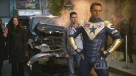 Booster Gold suit | Smallville Wiki | Fandom