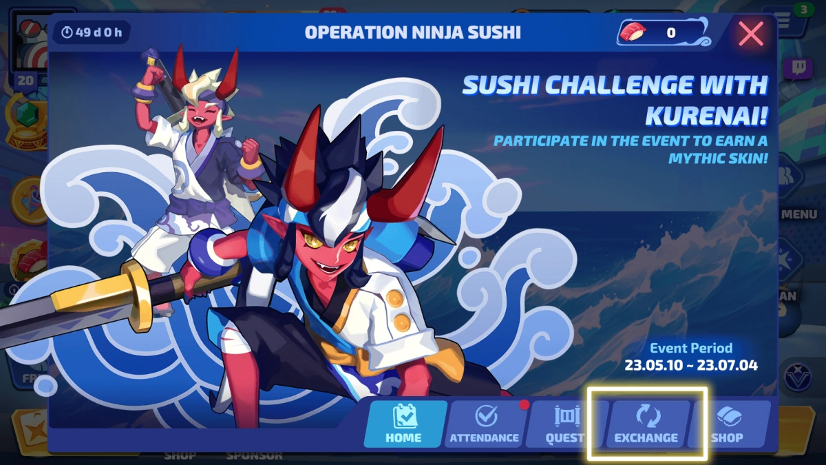 Operation Ninja Sushi | Smash Legends Wiki | Fandom