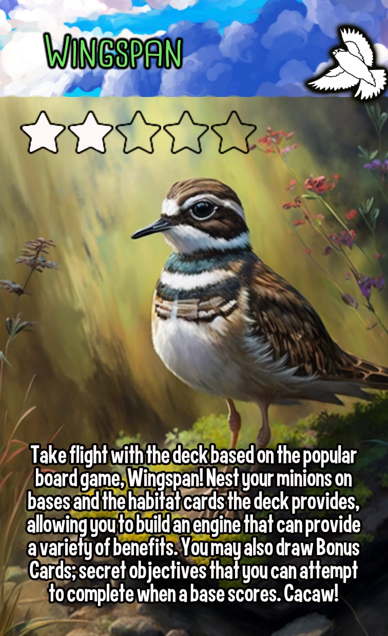 Wingspan | Smash Up Custom Factions Wiki | Fandom