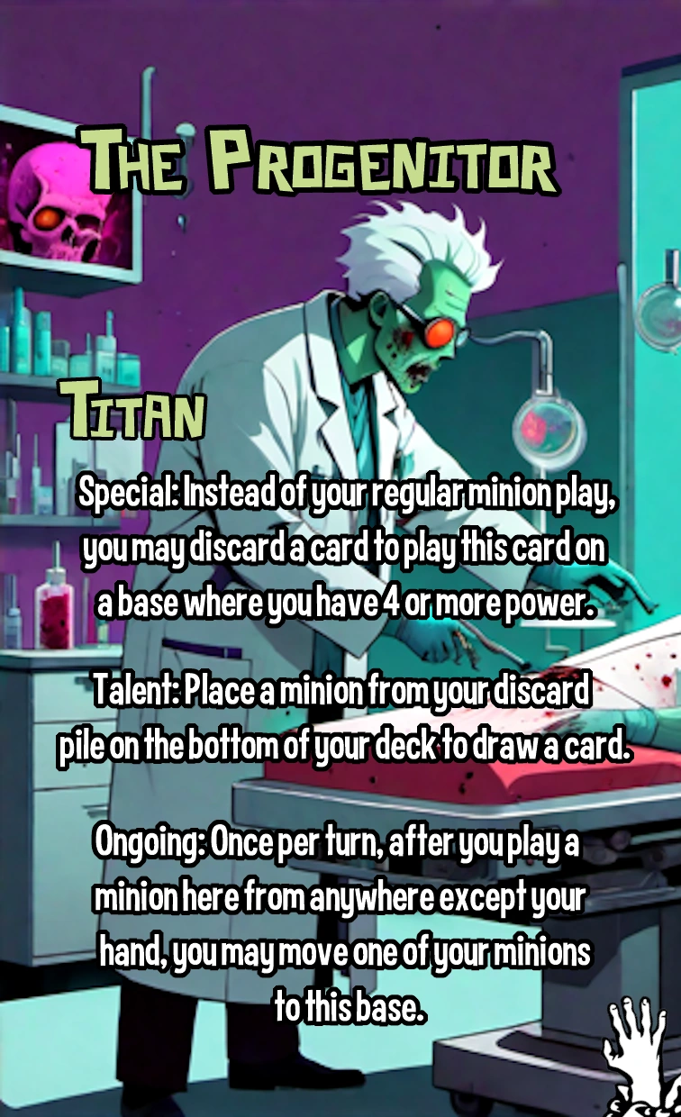 The Progenitor | Smash Up Custom Factions Wiki | Fandom