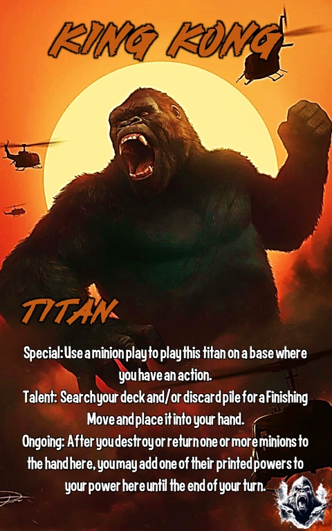 King Kong | Smash Up Custom Factions Wiki | Fandom
