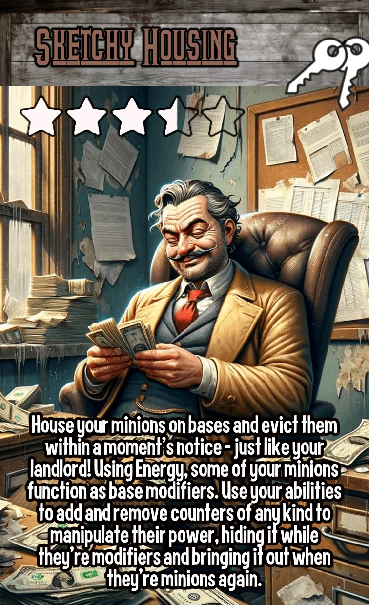 Sketchy Housing | Smash Up Custom Factions Wiki | Fandom