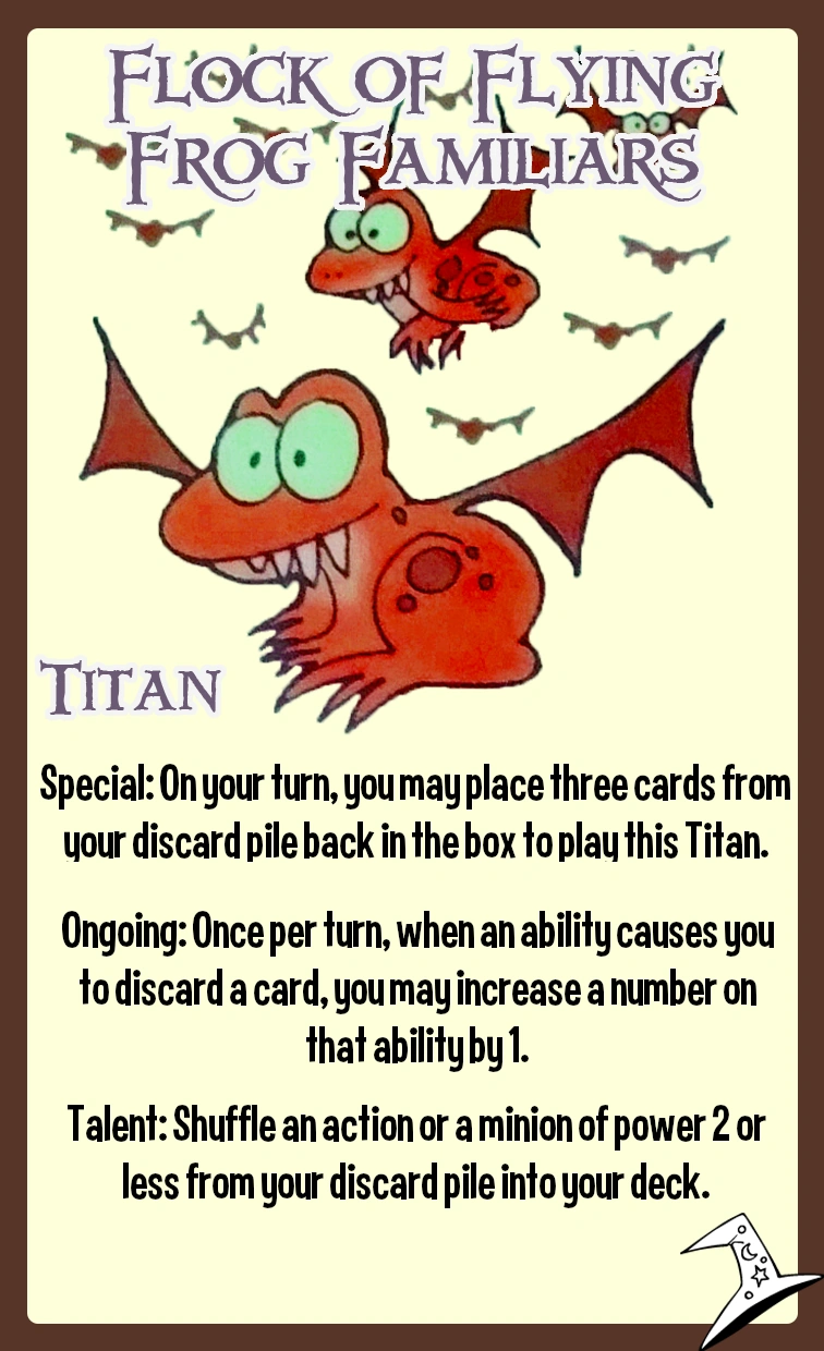 Flock of Flying Frog Familiars | Smash Up Custom Factions Wiki | Fandom