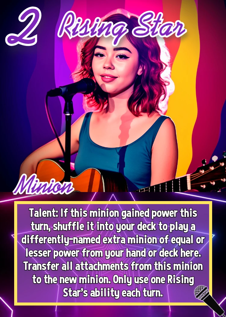 Pop Stars | Smash Up Custom Factions Wiki | Fandom