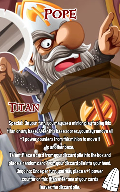 Pope | Smash Up Custom Factions Wiki | Fandom