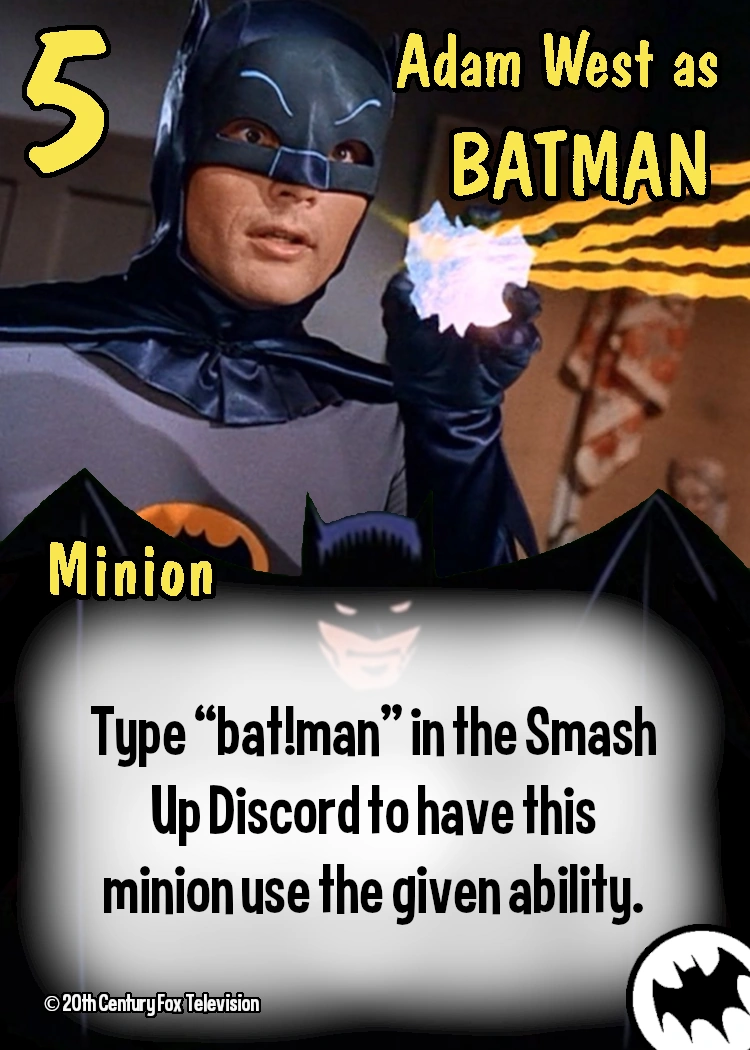 1960s Batman | Smash Up Custom Factions Wiki | Fandom