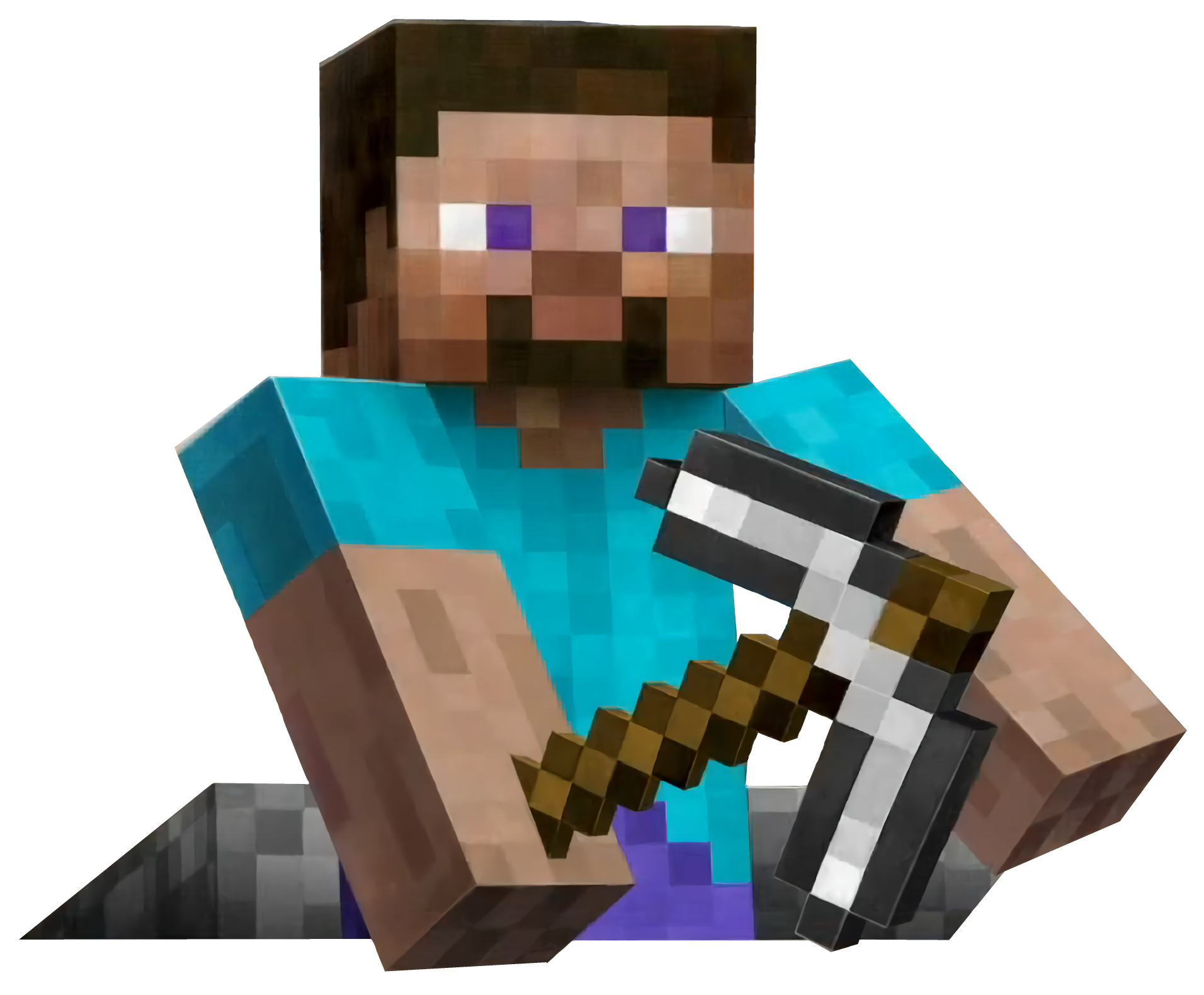 30 Minecraft Steve Smash Bros Render