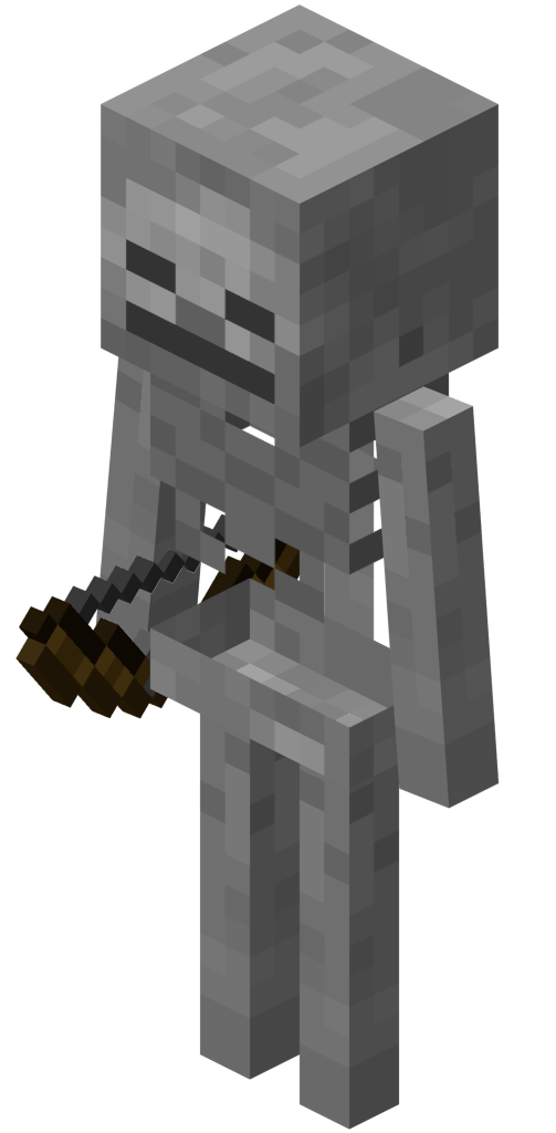 Dessin De Squelette Minecraft Bigfigurine Minecraft Squelette Avec Un