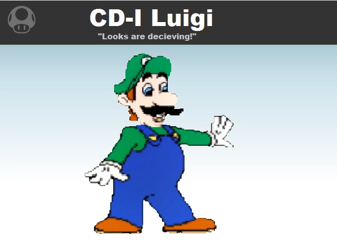 CD-I Luigi | World of Smash Bros Lawl Wiki | Fandom
