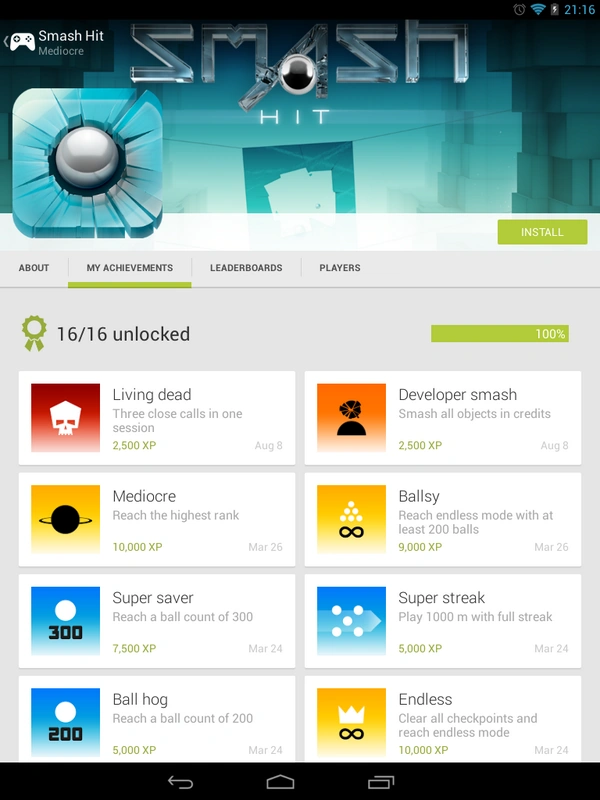 Achievements | Smash Hit Wiki | Fandom